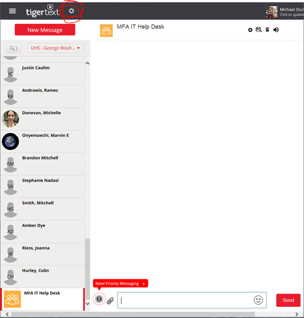 How to Add a User to Tiger Text – Divurgent-GWMFA