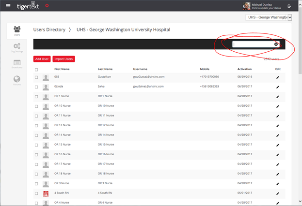 How to Add a User to Tiger Text – Divurgent-GWMFA